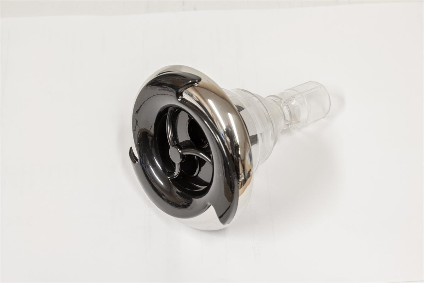 3,5" (Ø90mm) CYCLONE TWO HOLE ROTARY JET WITH STAINLESS STEEL TRIM